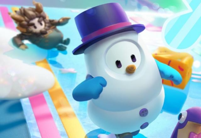 Fall Guys na neve em terceira temporada com temática de inverno - SBT