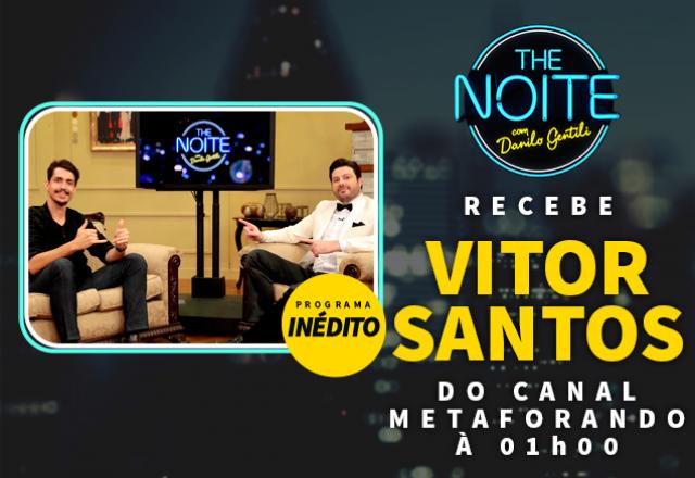 SBT TV | Danilo Gentili recebe Vitor Santos do \"Metaforando\" nesta ...