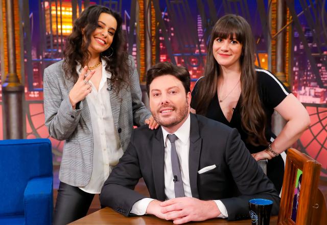 Danilo Gentili Recebe Criss Paiva E Yasmin Yassine Apresentadoras Do