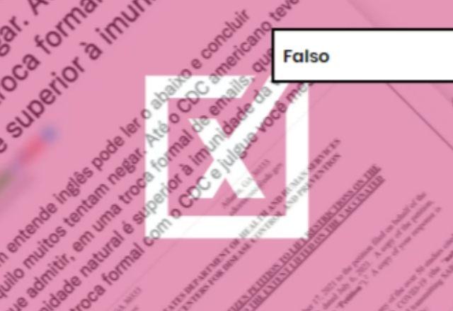 FALSO: CDC não disse que imunidade natural é superior à das vacinas ...