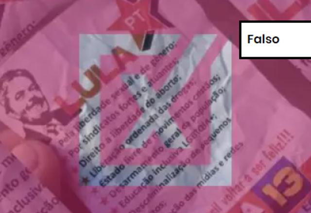 FALSO: Plano de governo de Lula não libera aborto e drogas ...