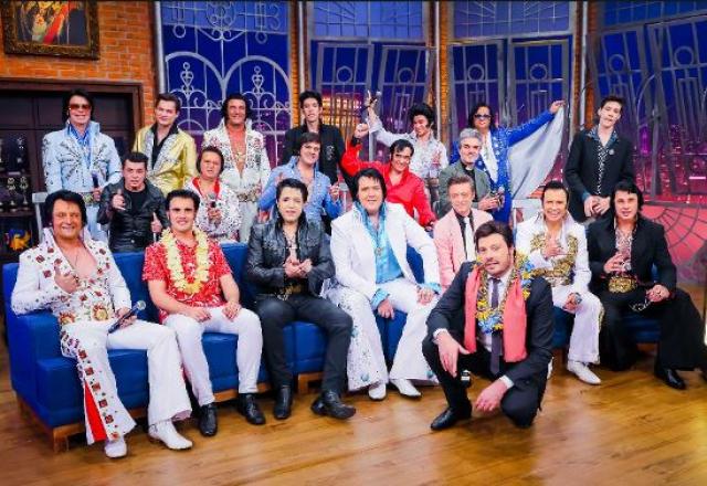 SBT TV | The Noite: Especial do cantor Elvis Presley reúne diversos covers do Rei do Rock