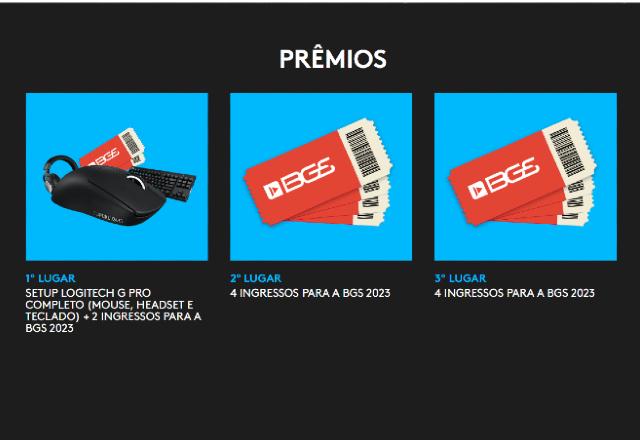 Logitech G realiza sorteio de ingressos para a BGS 2023 - SBT