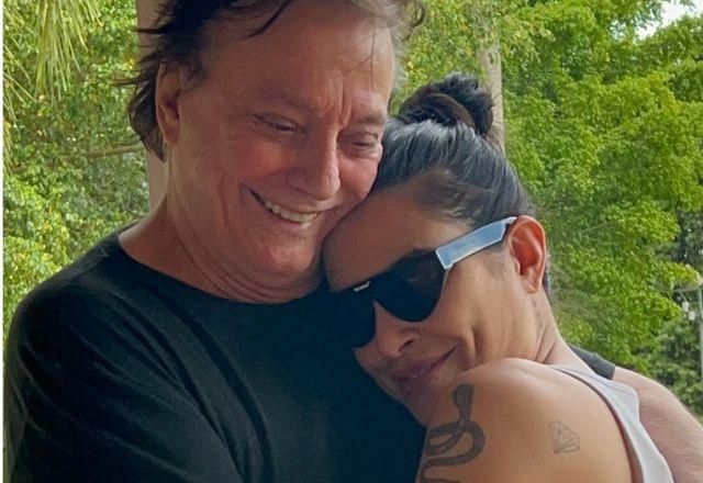 SBT TV | Fábio Jr. relembra foto antiga de Cleo ao fazer declaração à filha