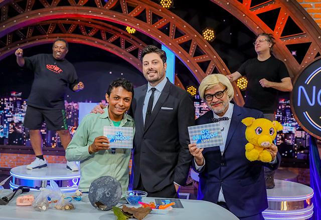 SBT TV | Domingos Neto vem ao The Noite explicar com experiências física e matemática com ...