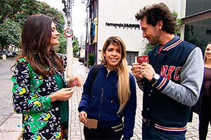 SBT TV | Participante com visual chamativo é alvo do Esquadrão desse sábado